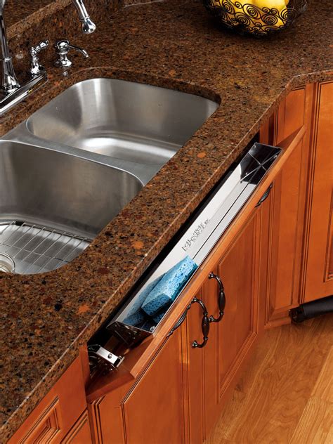 Stainless Steel Sink Front Tip Out Trays