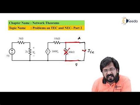 Problem On TEC And NEC Network Theorems GATE Electrical Circuit Theory Video Lecture