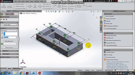 เขียนแบบชิ้นส่วนปากกาจับชิ้นงานด้วยโปรแกรม Solid Works1 Youtube