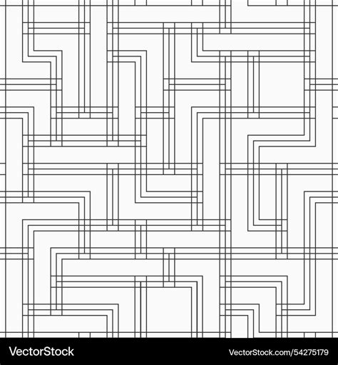 Seamless Pattern With Rectangle Elements Vector Image