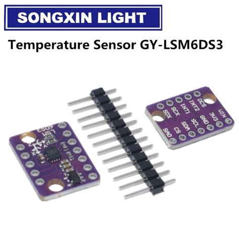 Gy Lsm Ds Accelerometer Gyro Embedded Digital Temperature Sensor Board Spi Iic I C Interface