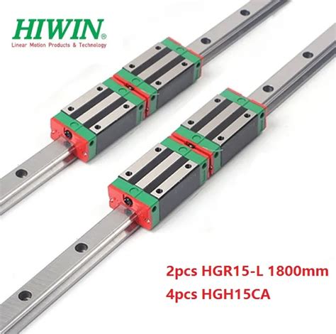 Wholesale Original New Hiwin Hgr15 1800mm Linear Guide Rail Hgh15ca Linear Narrow Blocks For