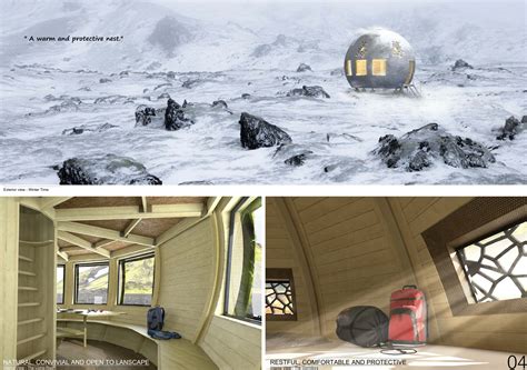 Architecture Project Curved Shell Structure Featuring Glass Fiber Reinforced Concrete And Eco