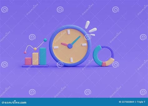 Set Clock Graph Chart Diagram Digital Speed Meter Pie Infographic