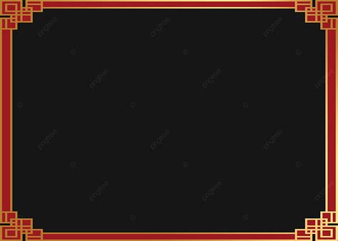 빨간색 테두리 검은 배경 단순한 전통 권위 있는 배경 일러스트 및 사진 무료 다운로드 Pngtree