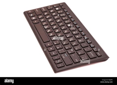 Black Computer Keyboard Isolated On White Background Stock Photo Alamy