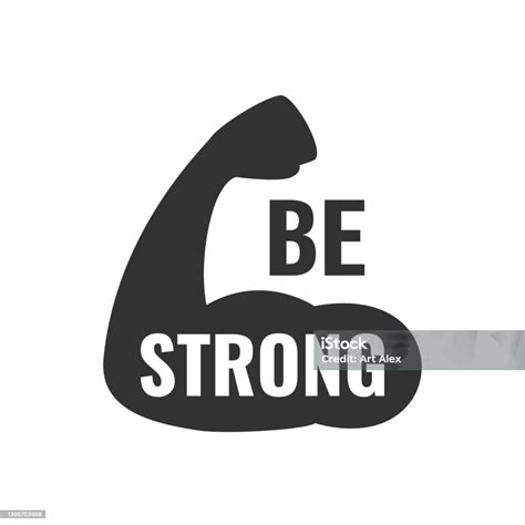 강력한 포스터가 되라 록 페스티벌 또는 콘서트 디자인에 대한 벡터 타이포그래피 인용문 티셔츠 가방 포스터 초대장 카드 등에 인쇄할 수 있습니다 0명에 대한 스톡 벡터 아트