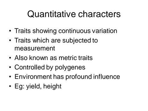 Solution Qtv Traits Multiple Factor Hypothesis Biology Genetics For