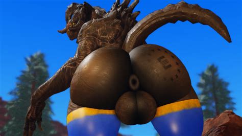 Rule 34 3d Anus Ass Balls Blue Clothing Brown Body Butt Tattoo Claws