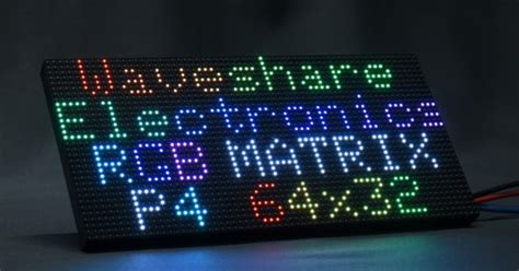 Buy Waveshare Rgb Full Color Led Matrix Panel Mm Pitch Pixels Online In India At