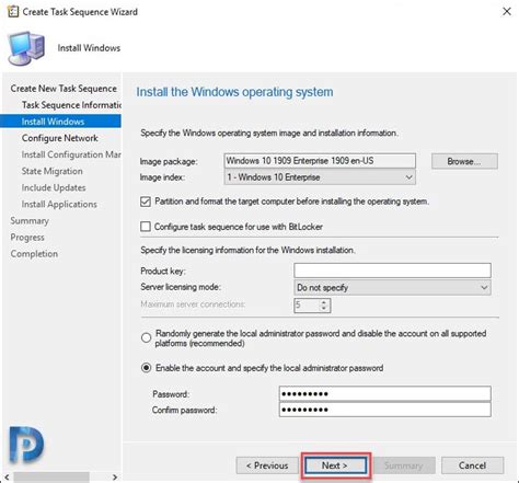 Deploy Windows 10 1909 Using Sccm