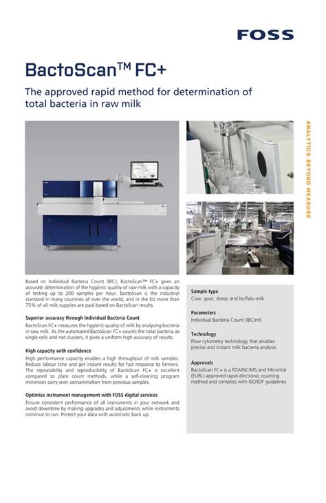 mild steel foss bactoscan fc rapid milk bacteria analyzer for