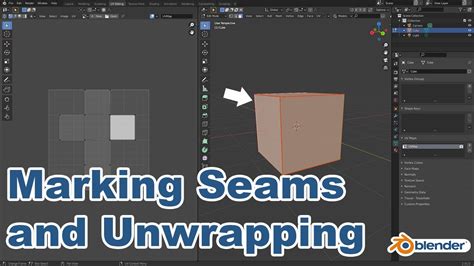 Marking Seams and Unwrapping || Blender Beginners UV Tutorial - YouTube