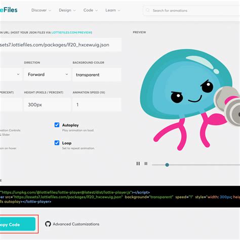 Display Lottie Animations In Uskinned For Umbraco