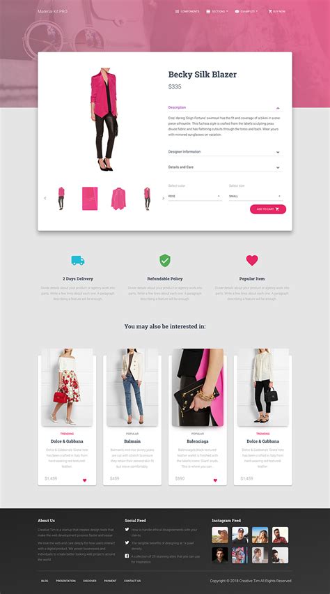 NextJS Material Kit By Creative Tim