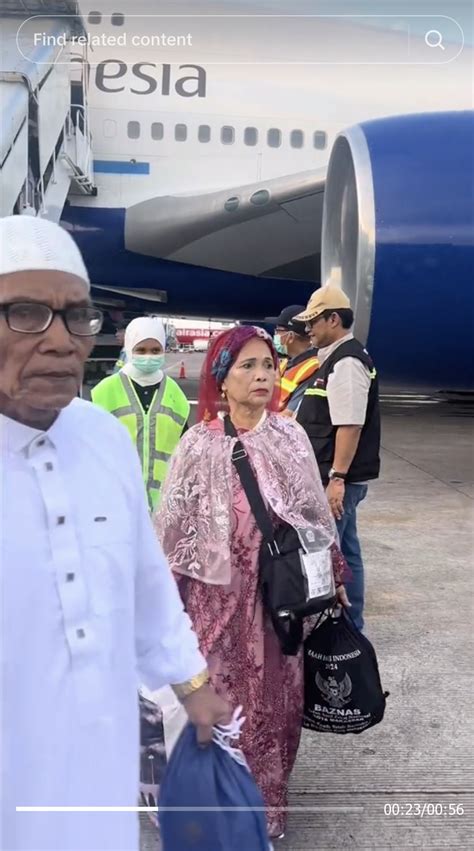 Jemaah Haji Indonesia Pulang Ke Tanah Air Siap Berbaju Labuci Macam Nak Pergi Dinner