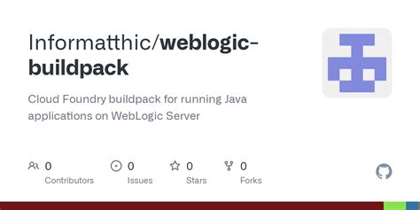 Github Informatthicweblogic Buildpack Cloud Foundry Buildpack For Running Java Applications
