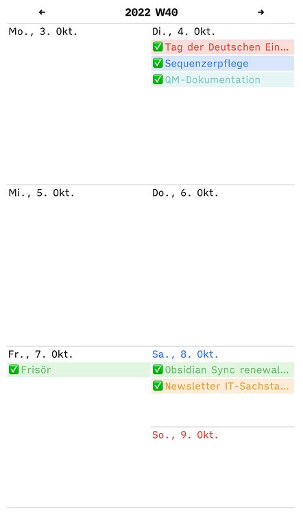 Obsidian Tasks Calendar Share And Showcase Obsidian Forum