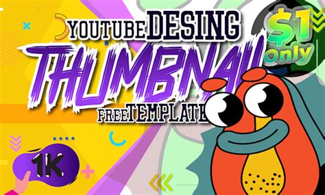 Design Cartoon Thumbnails And Gaming Themed Thumbnail For Your Youtube
