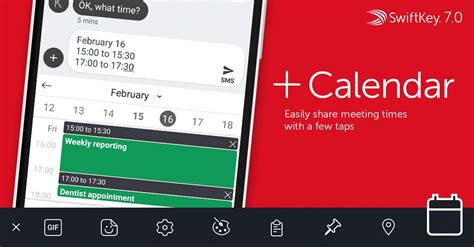 Swiftkey Adds Calendar And Location Sharing To The New Toolbar Update