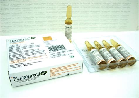 Fluorouracil Injection Usp 250mg10 Ml Taj Pharma Taj Generics