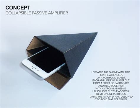 Collapsible Passive Amplifier By Chris Ortiz At