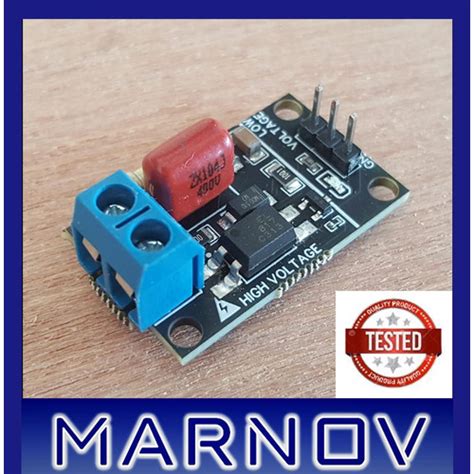 Jual Voltage Detector 220V Tegangan Sensor Detektor Arduino NodeMCU ESP32 TB DIPASANG Kota