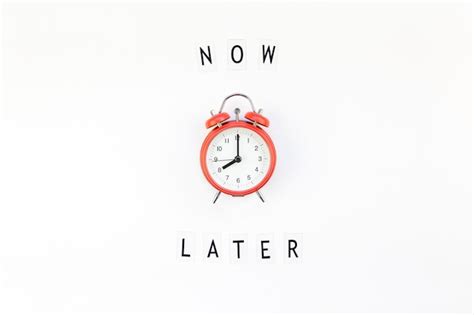 Premium Photo Concept Of Procrastination And Time Management