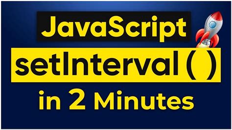 Javascript Setinterval Javascript Codeddeveloper Youtube