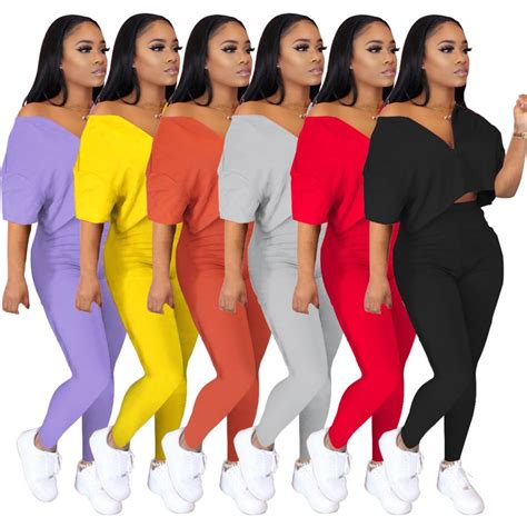Pants 2 Piece Set Female Pieces Women Outfits Pantsuit Womens Two Sets