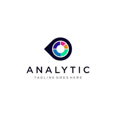 Premium Vector Analytic Data Logo Design