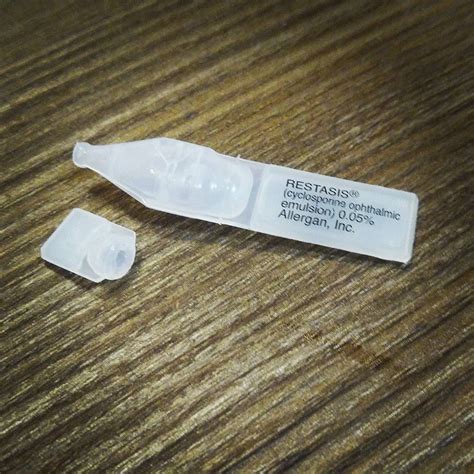 Chasing Kelly — Today I Took My Last Dose Of Restasis So Glad I