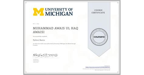 muhammad awais ul haq on linkedin completion certificate for python basics