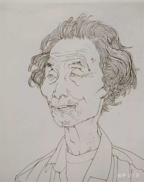 中国美院 徐默教授的中国人物画绘画作品 知乎