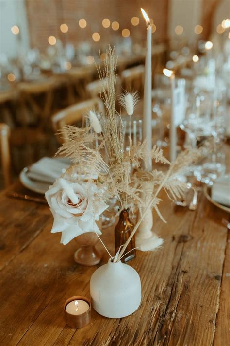 Neutral Rustic Wedding Decor
