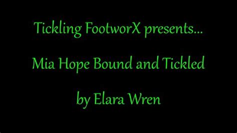 Mia Hope Bound And Tickled By Elara Wren Tickling Footworx Clips4sale