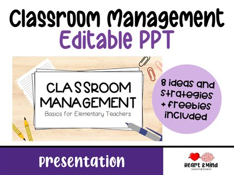 Classroom Management Ppt For Elementary Teachers Teaching Resources