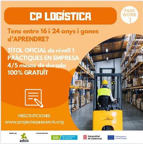 Projecte Passwork On Linkedin Passwork Fundacionadsis Aprender Formación Logistica Comercio