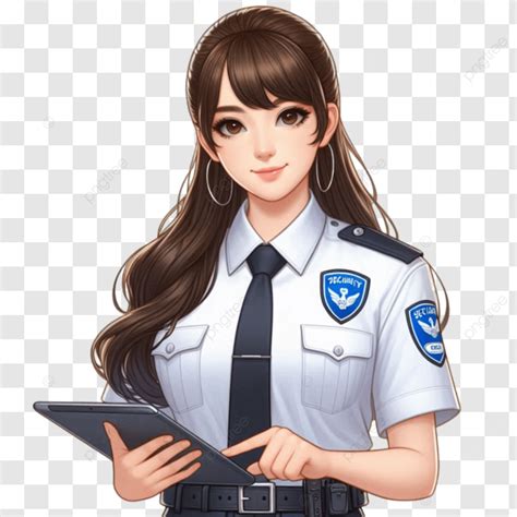 A Security Girl Vector Security Girl Girl Security PNG Transparent Image And Clipart For Free