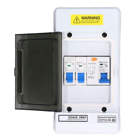 2 Way Circuit Breaker Ip66 Mini Leakage Circuits Breakers 40a 30ma Rcd