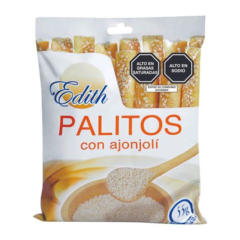 Palitos Con Ajonjol¡ Edith 55g Metro Pe