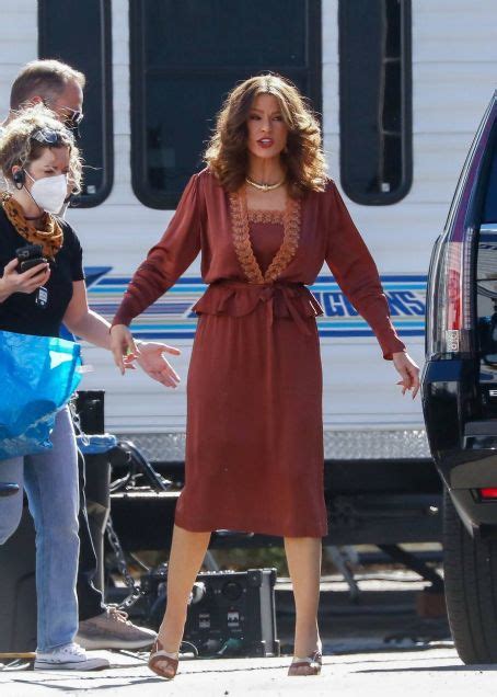 Sofia Vergara Wearing Facial Prosthetics As She Arrived To Play The