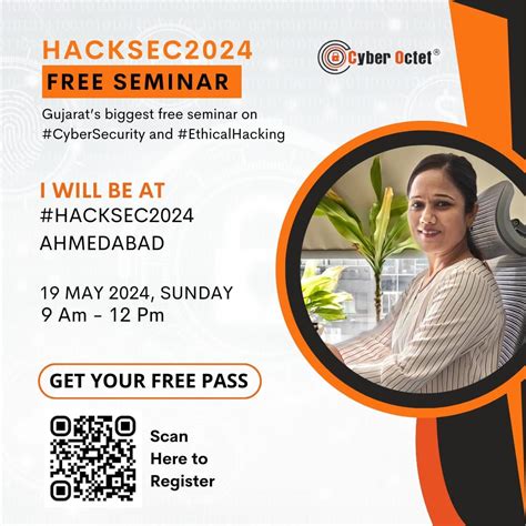 Snehali Shah On Linkedin Hacksec2024 Cyberoctet Seminar Careerincybersecurity Cybersecurity…