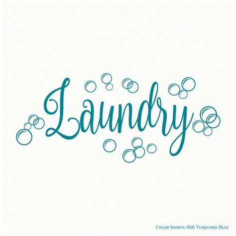 Laundry Bubbleslaundry Room Decal Vinyl Wall Decalswall Quote Decal