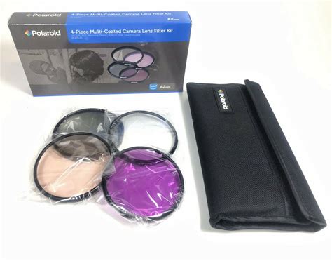 Polaroid Optics 82mm 4 Piece Multi Coated Camera Lens Filter Kit
