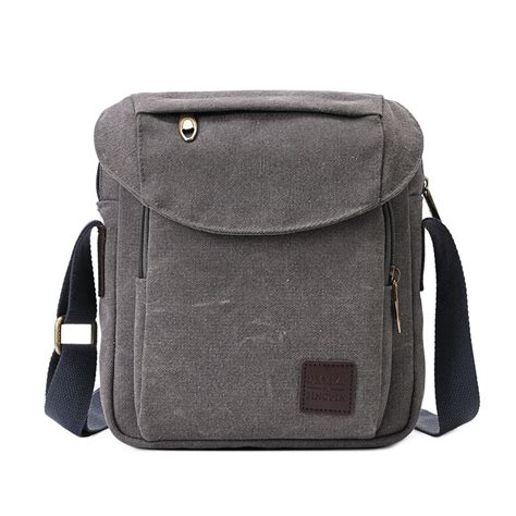 Side Bag Voor Mannen Crossbody Canvas Schoudertass Lovingprices