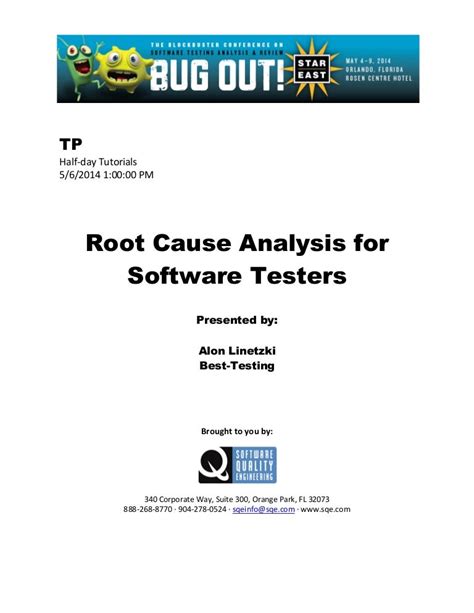 Software Root Cause Analysis Template 53 Koleksi Gambar