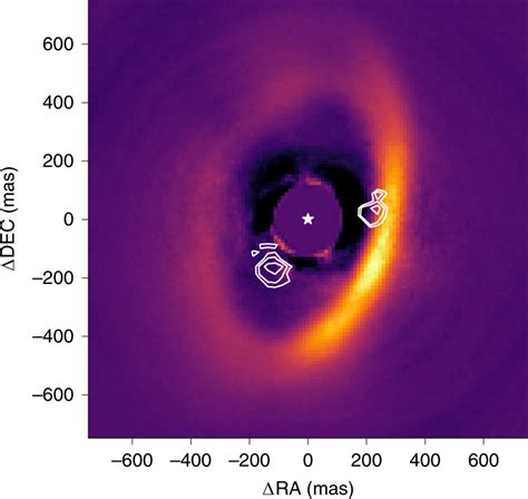 Composite Image Of The Protoplanetary Disk And The Two Companions The