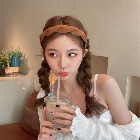 클래식 꽈배기 꼬임 헤어 밴드 머리띠 이랜드몰