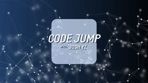 Code Jump With Josh Yi Dark Customizable Youtube Template Shutterstock